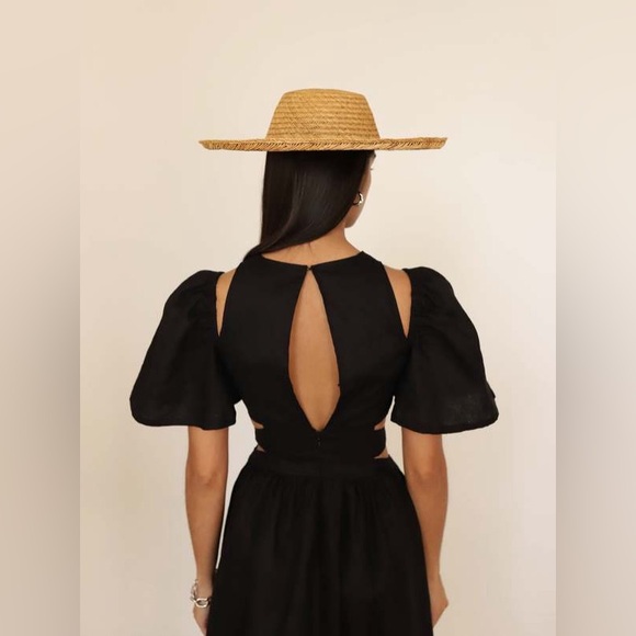 Sovere | Dresses | Sovere Cutout Linen Midi Dress Nwt | Poshmark